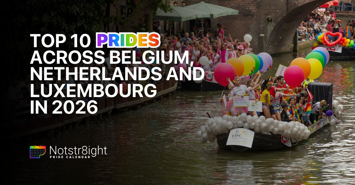 Top 10 Prides Across Belgium, Netherlands and Luxembourg in 2026